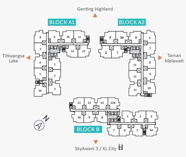 A2-31-12, (Skyawani IV) Residensi Awani IV , No. 6, Jalan Santuari ...