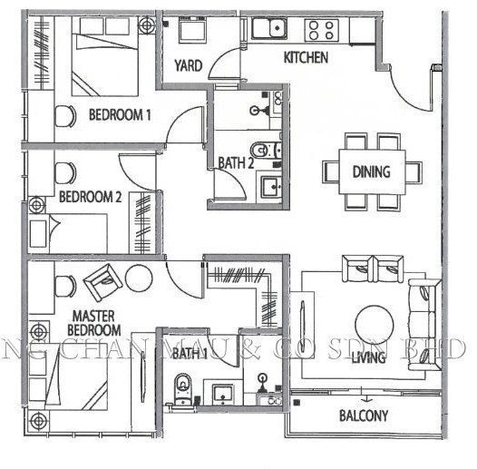 AR2-21-03, Almyra Residence, Laman Puteri 3, Bandar Puteri Bangi, 43000 ...